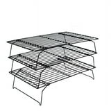 Chainplus 3-Tier Collapsible Cooling Rack, Stackable Roasting Cooking ...