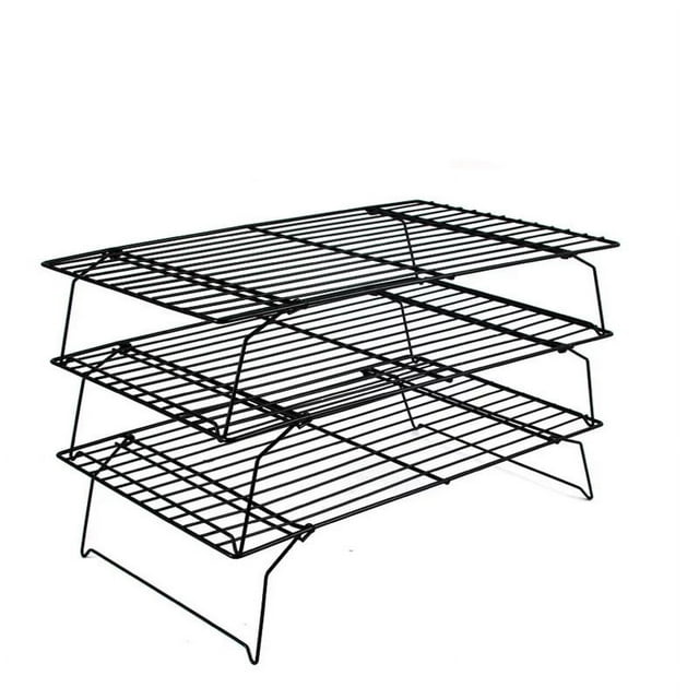 Chainplus 3-Tier Collapsible Cooling Rack, Stackable Roasting Cooking ...