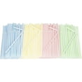 Chainplus 300 Bendable Straws, Flexible Straws, Striped Fun Colorful ...