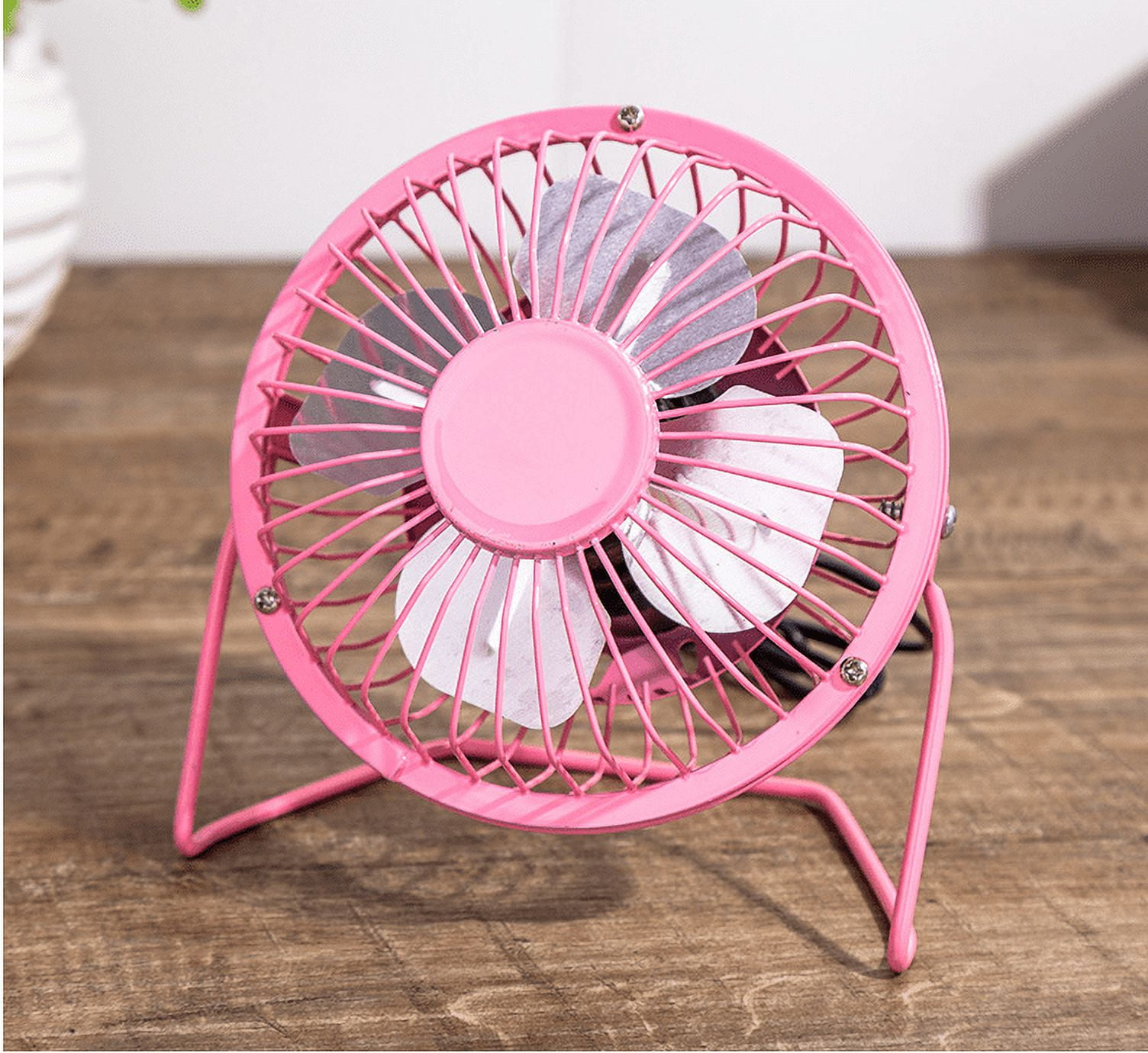 Chainplus 4 Inch Small USB Desk Fan, Mini Desktop Fan with Metal ...