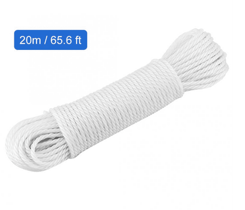 Chainplus 65.6 ft 4mm Nylon Rope Drying Clothes Hangers Washing Lines ...