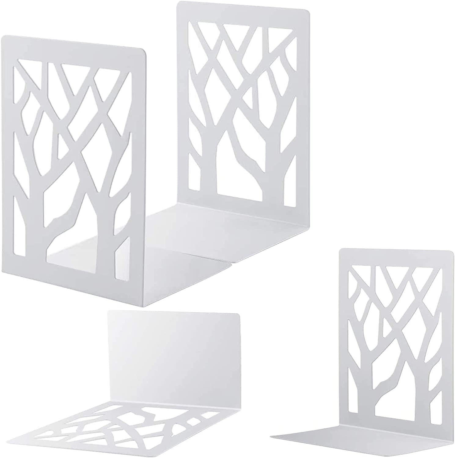 Chainplus Bookends for Shelves, Book Ends, Bookends for Heavy Books ...