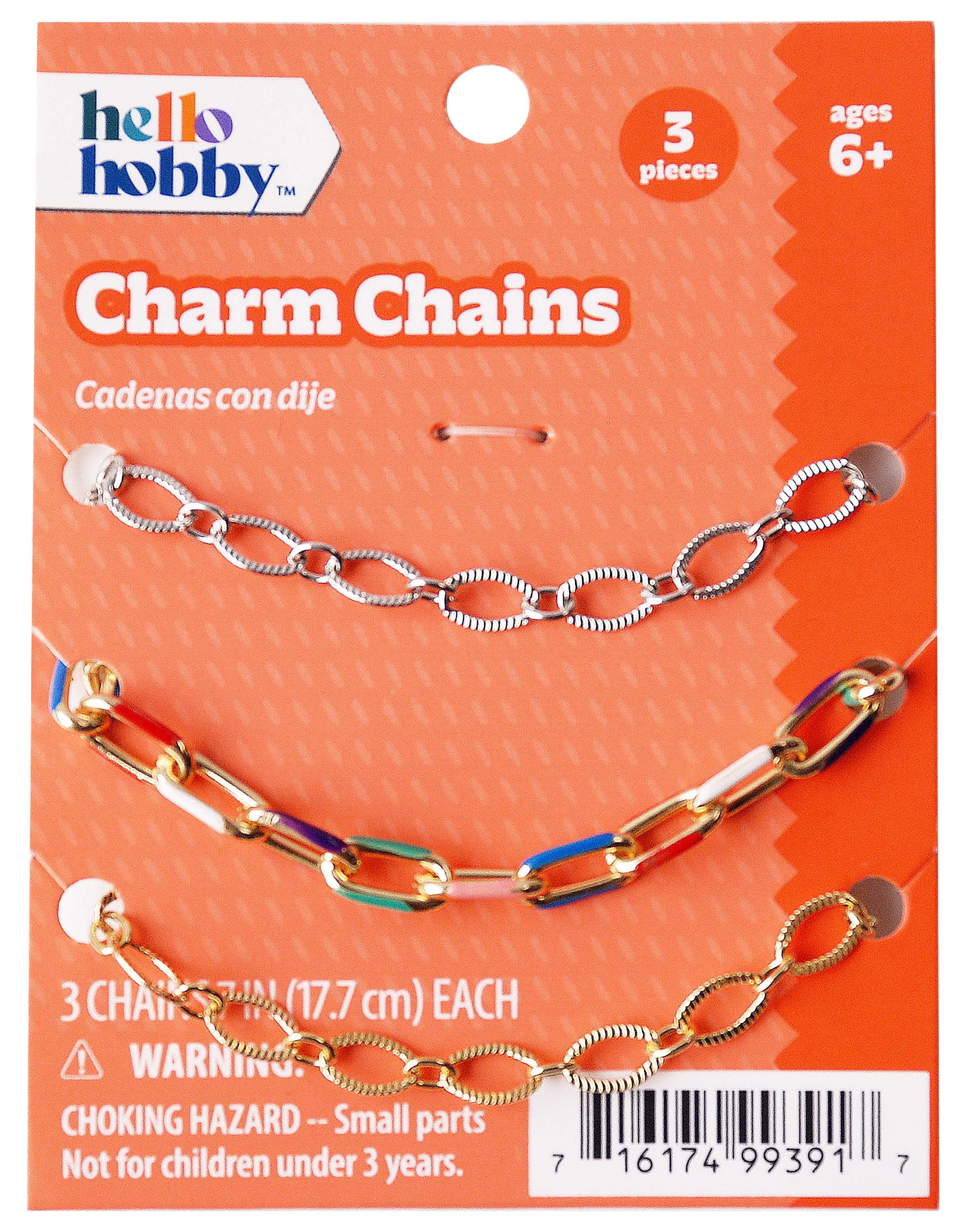 Hello Hobby DIY Chains for Charms - 3 Pack for Kids and Adults ...