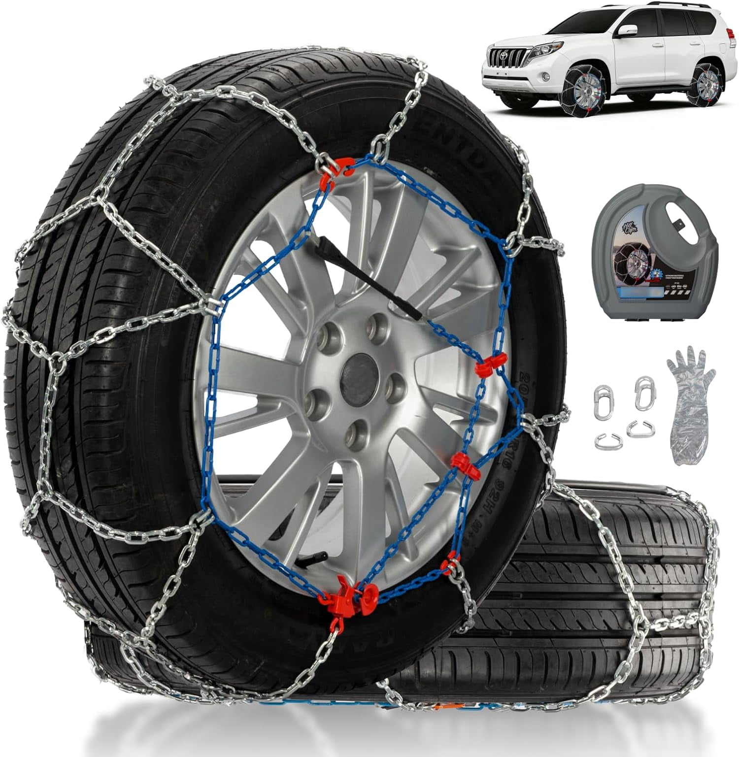 Chains for Pickup & SUVs Off-road, Quick Fit & Easy Installation Chains ...
