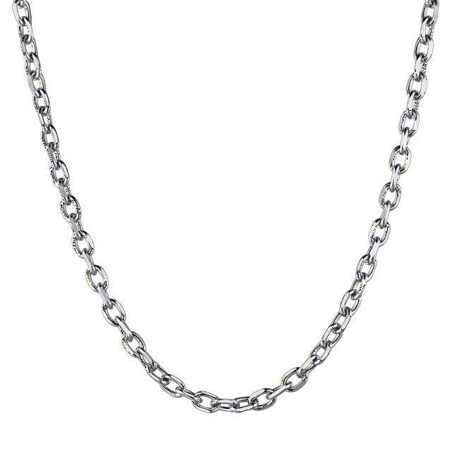 ChainsHouse Chain Link Necklace for Women,Stainless Steel Cable Link ...
