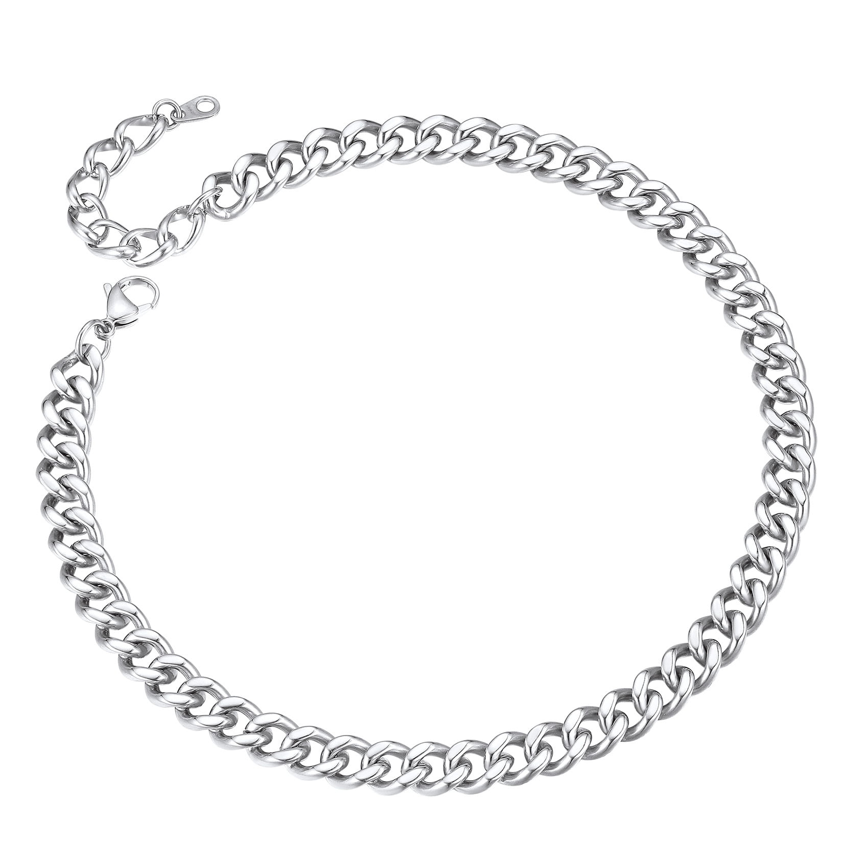ChainsProMax 9mm Stainless Chain Choker Thick Chains for Men Mens Thick ...