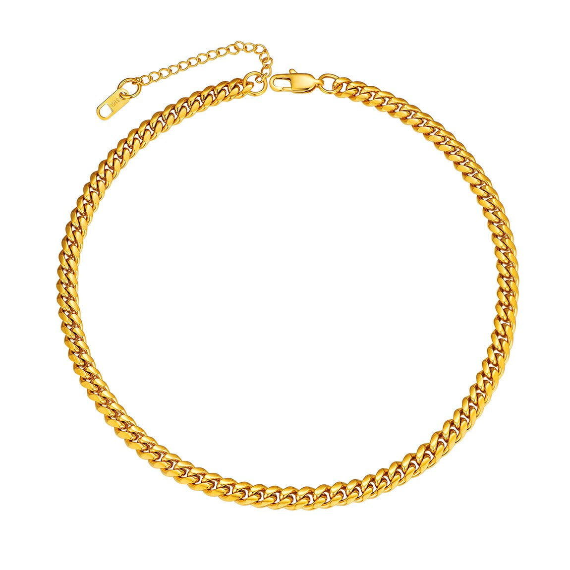 ChainsProMax Stainless Steel Cuban Link Chain Necklace, 6MM 14 inch ...