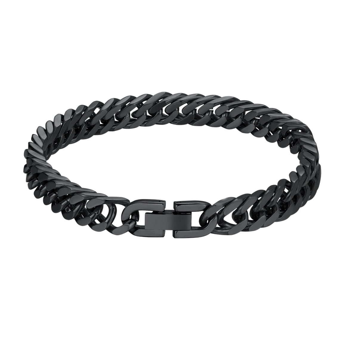 ChainsProMax Men Chain Link Bracelet 8/12mm Width, 19/21/23cm, 316L ...