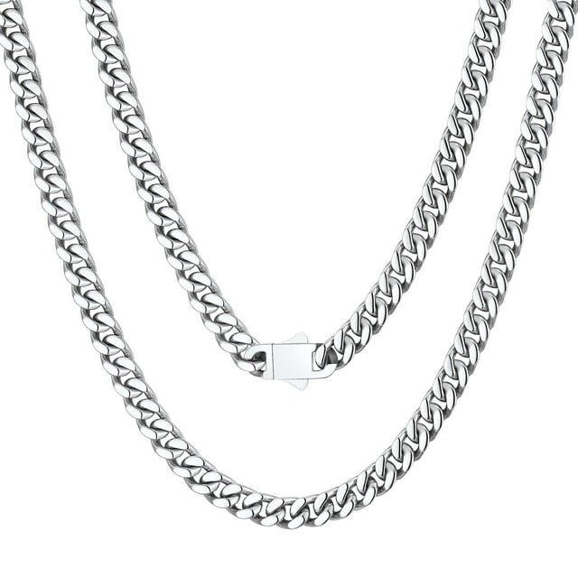 ChainsProMax Men's Chain Necklace 20inch Cuban Link Chain Male ...