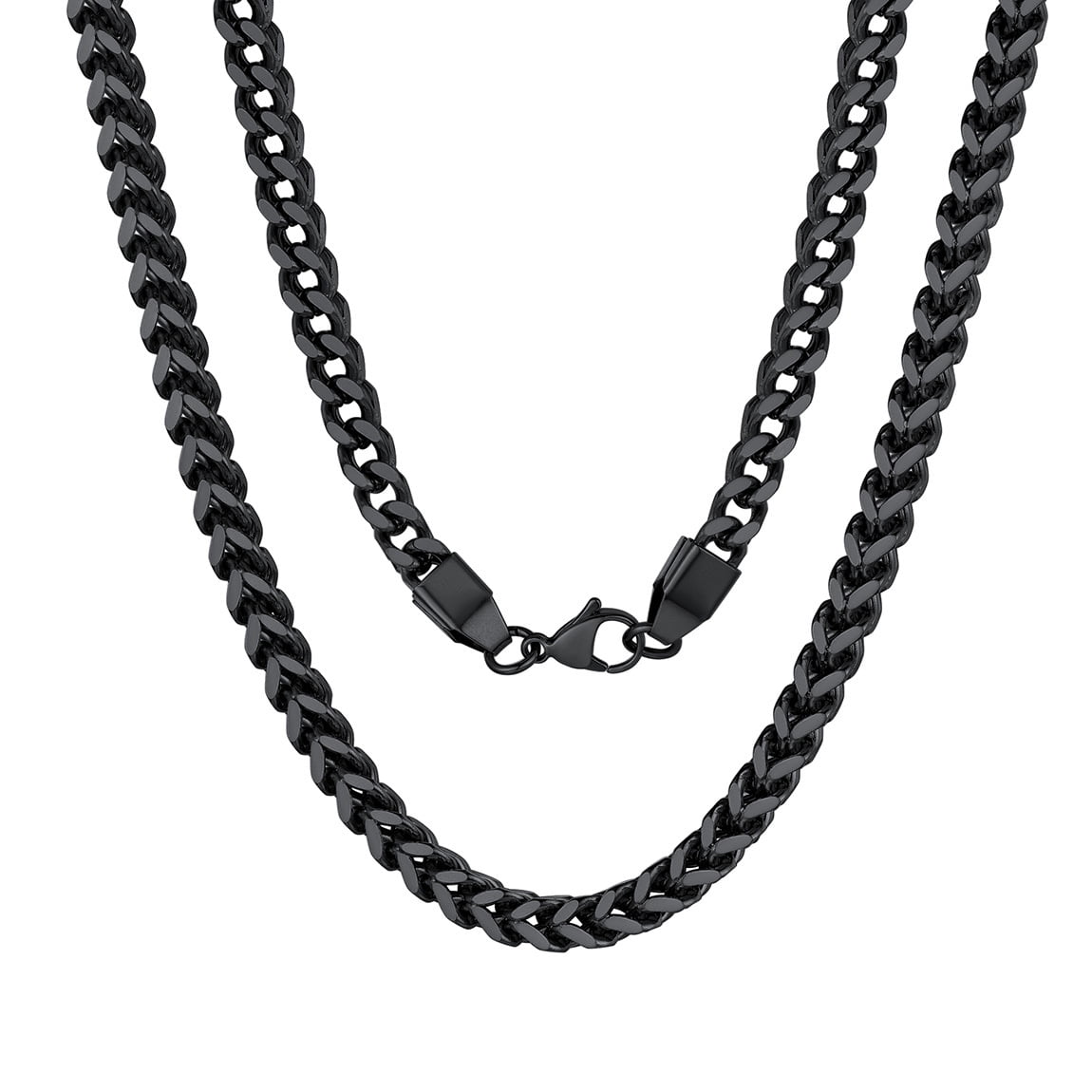 ChainsProMax Square Franco Mens Mens Chain Necklace 6mm Width 24inch ...