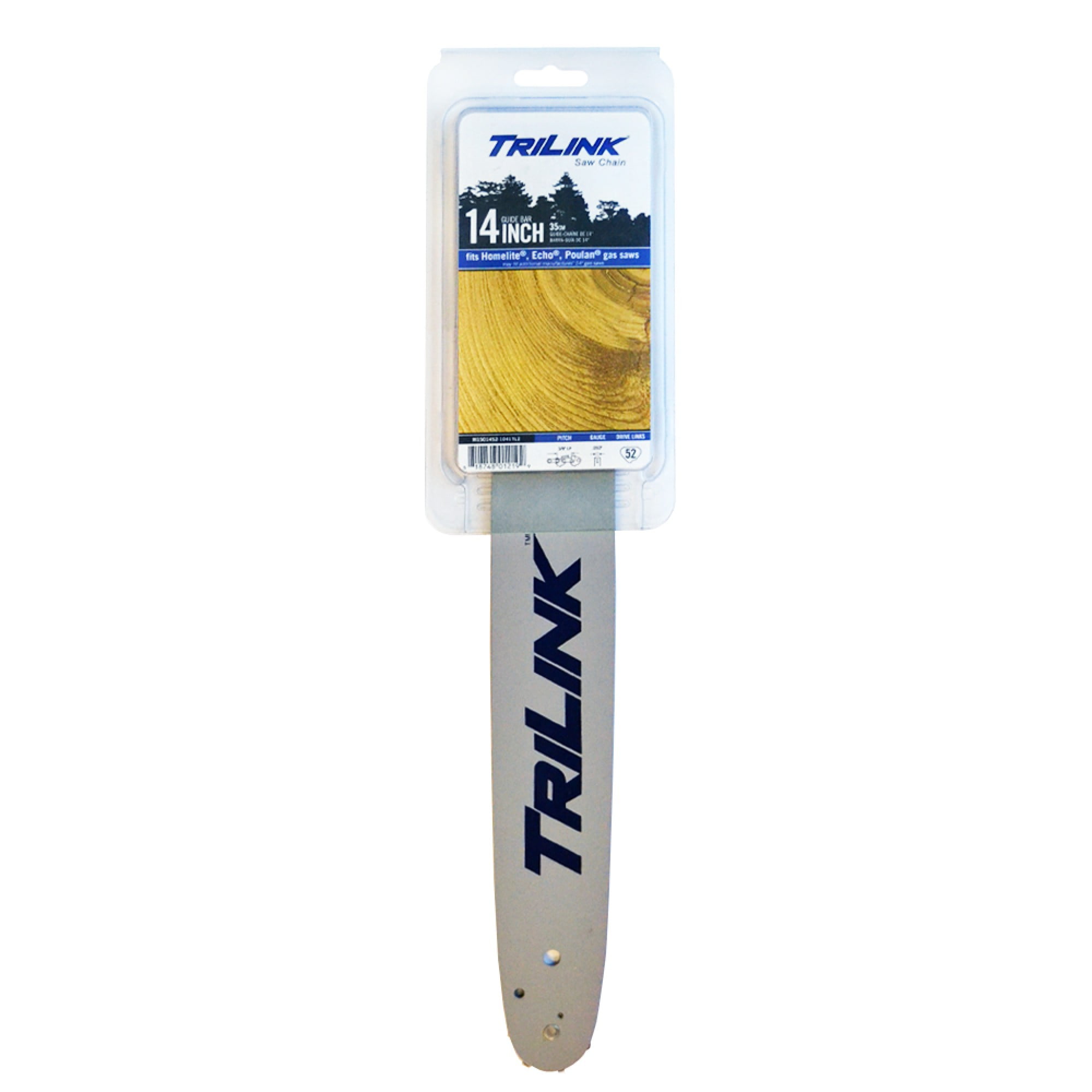 Chainsaw Bar 14 inch Mini 3/8 LP .050 Gauge 52 Drive Links for Oregon ...