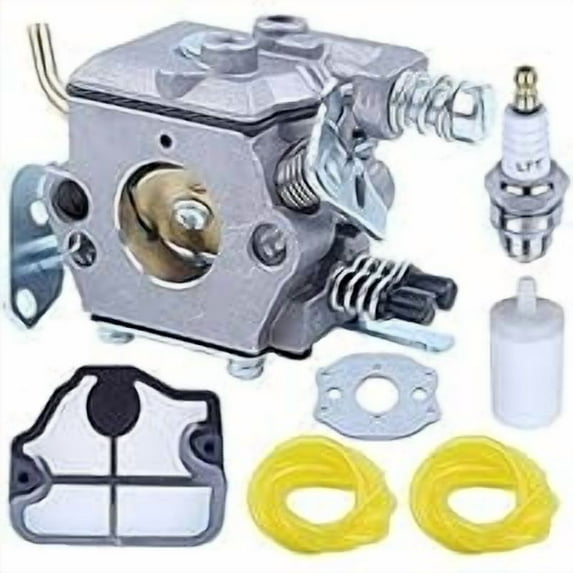 Chainsaw Carburetor Air Filter Fuel Line Kit Compatible with Husqvarna ...