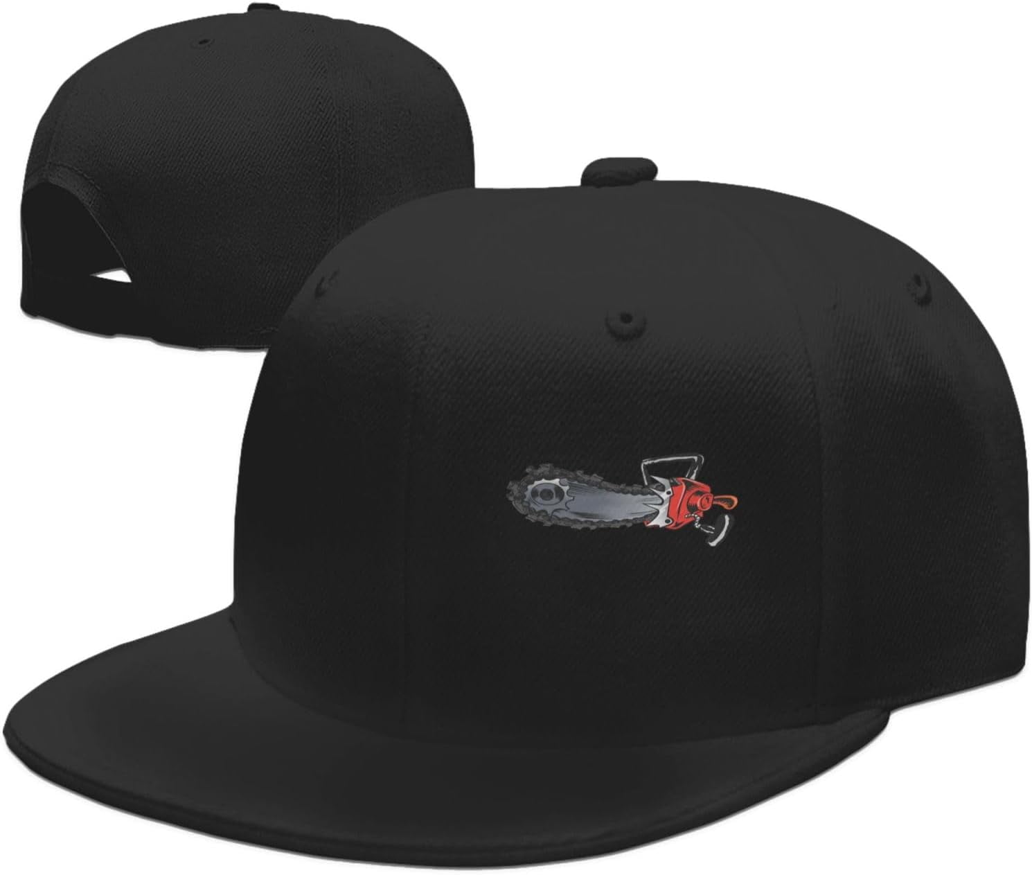 Chainsaw-Chain-Cut-Danger-Equipment Hats for Men Women Flat Bill Brim ...
