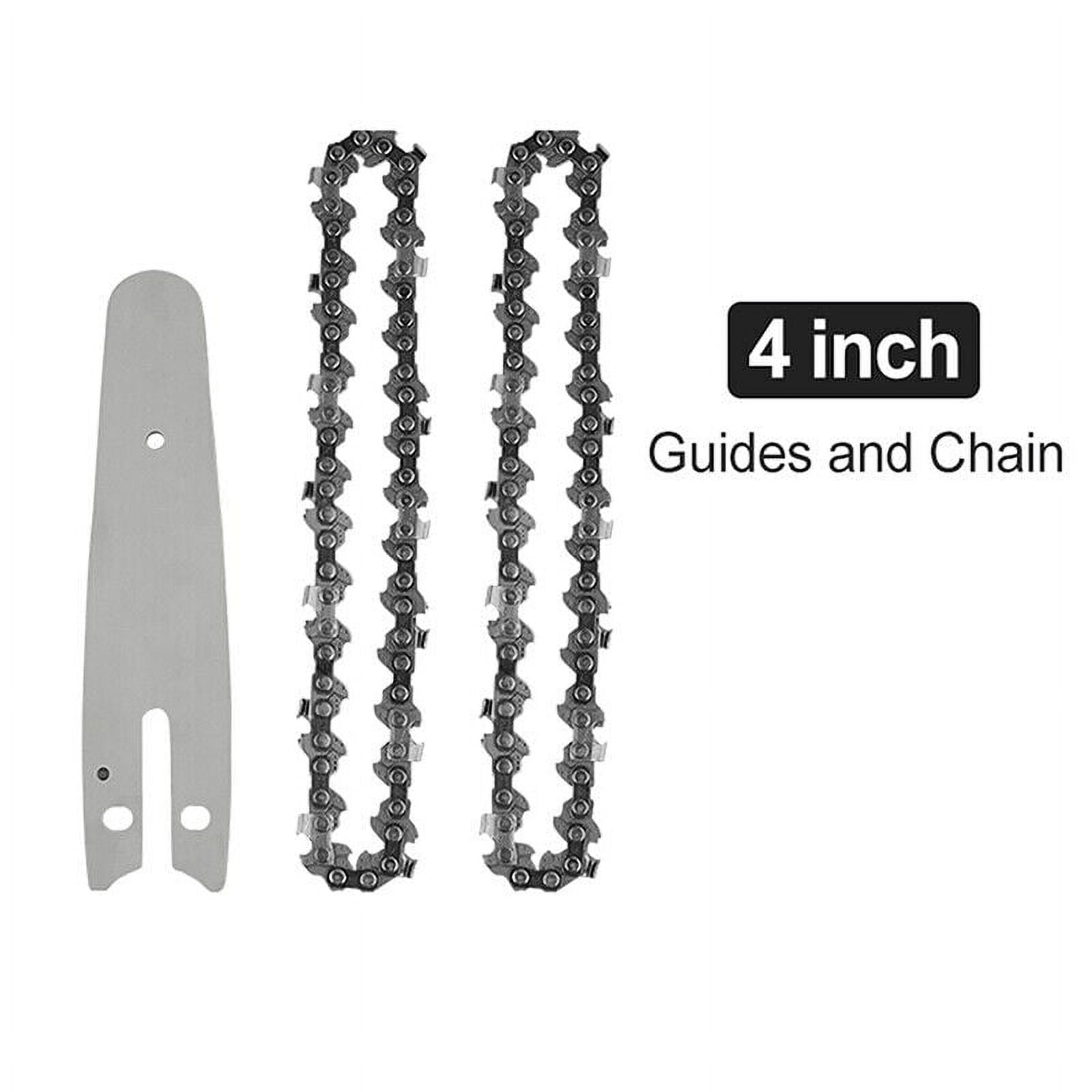 Chainsaw Chain Replacement Kit And Blade Guide Fits For 4/6/8 Inch ...