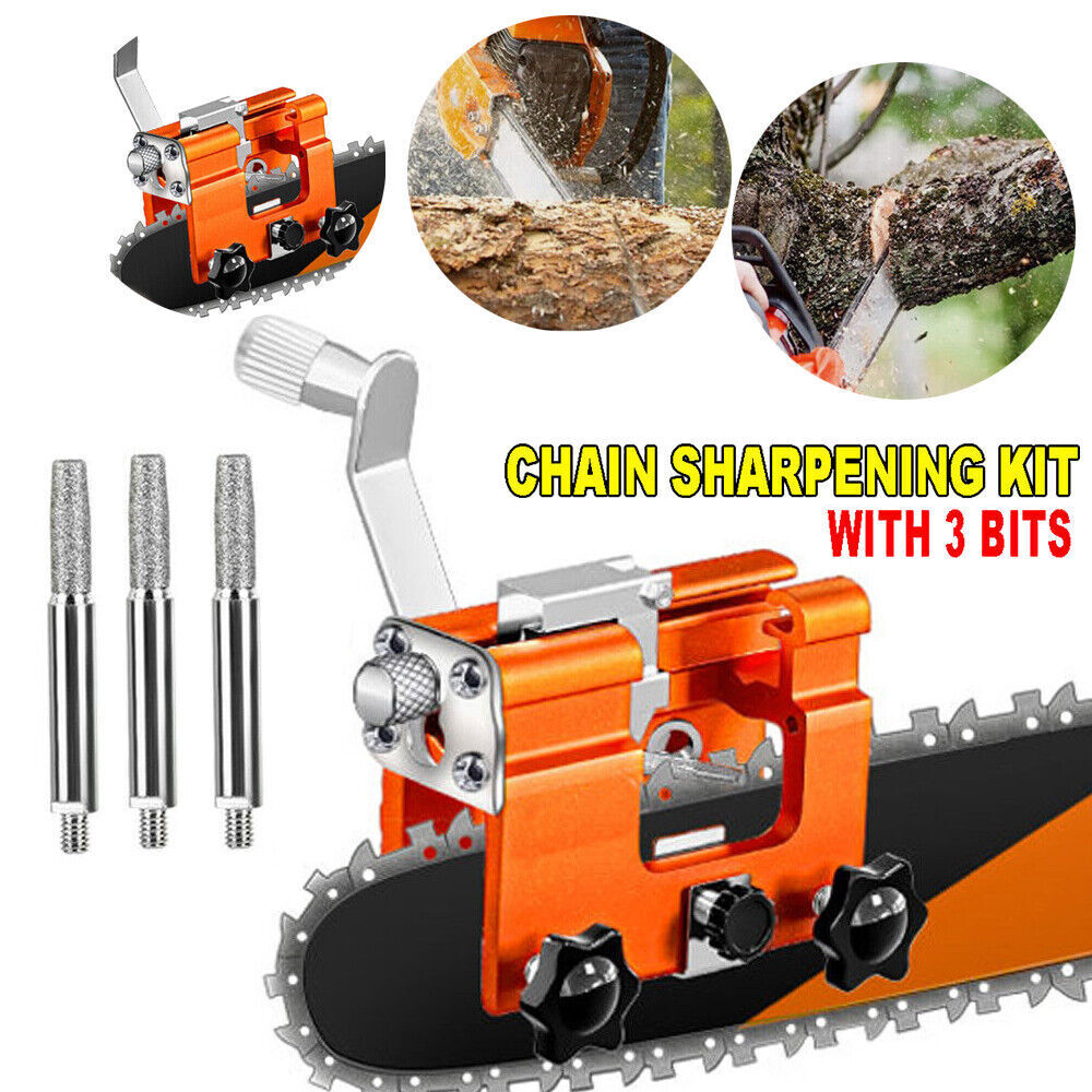 Chainsaw Chain Saws Sharpening Jig Portable Hand Crank Timberline ...