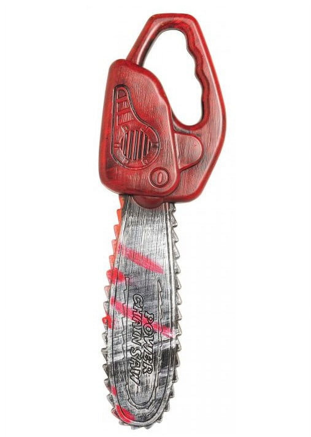 Chainsaw Horror Halloween Weapon Power Hand Tool Prop, Red Black Silver ...
