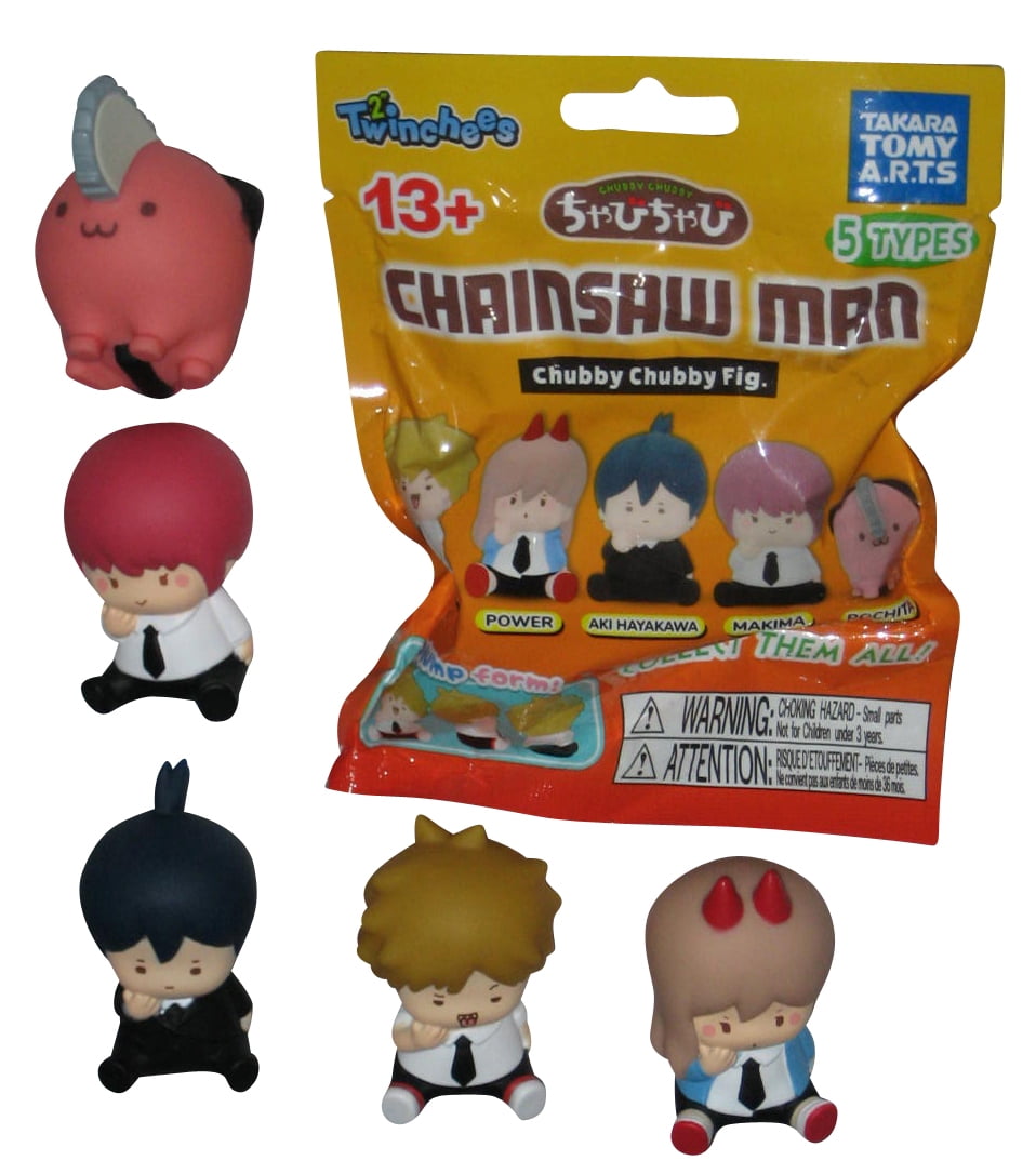 Chainsaw Man Chubby Chubby Figure 2-Inch Twinchees Mini Figure Set ...