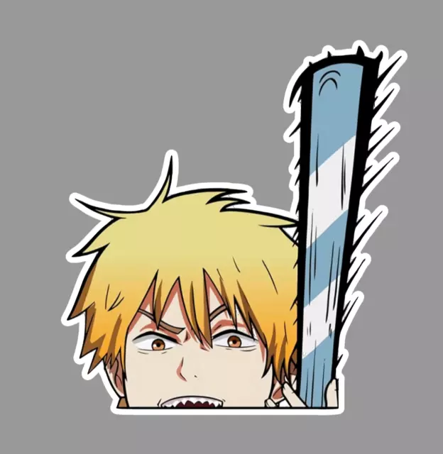 Chainsaw Man Denji Sticker Phone Decal Water Bottle Stickers Car Decals ...