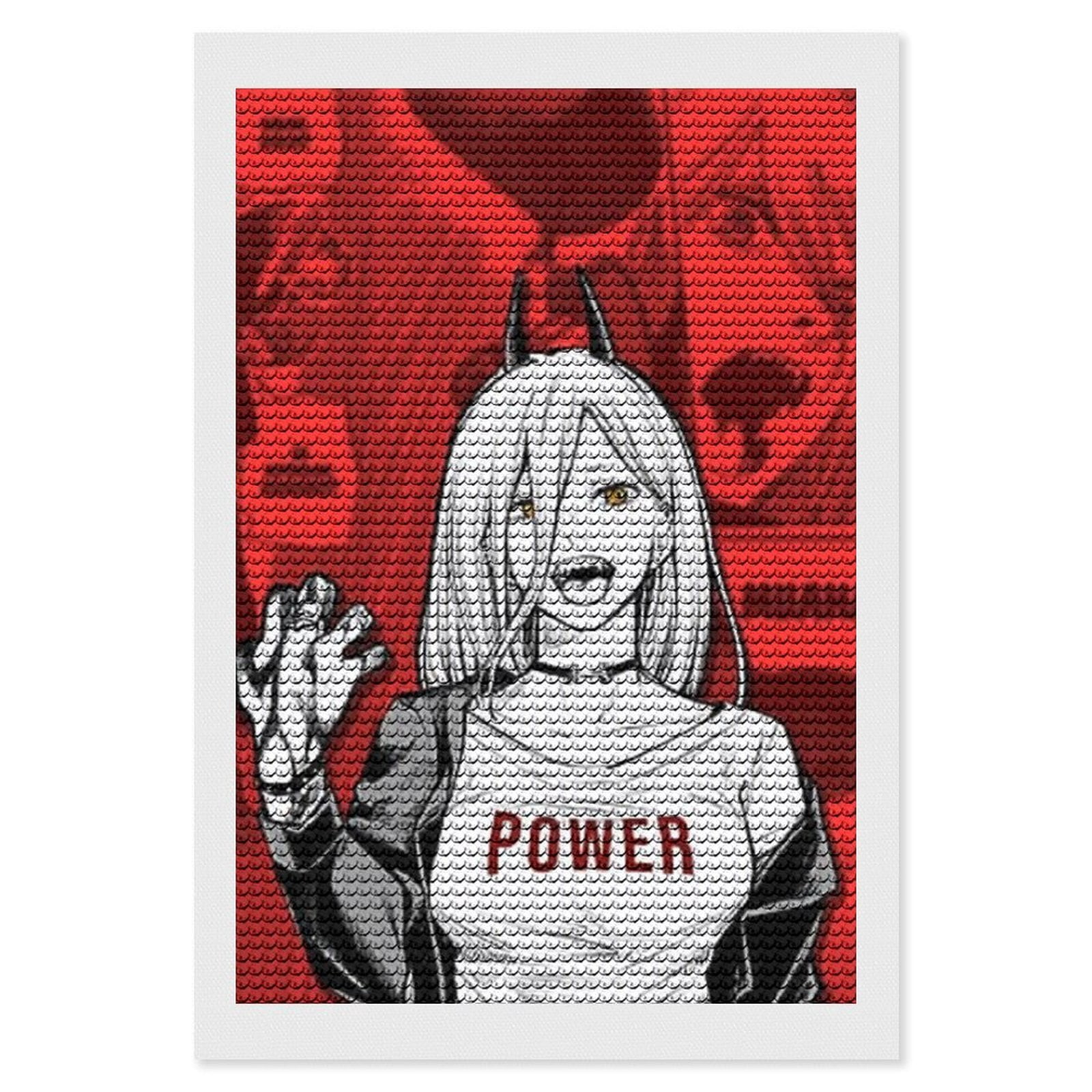 Chainsaw Man Diamond Art Kits for Adults 5D Diamond Art , DIY Paint ...