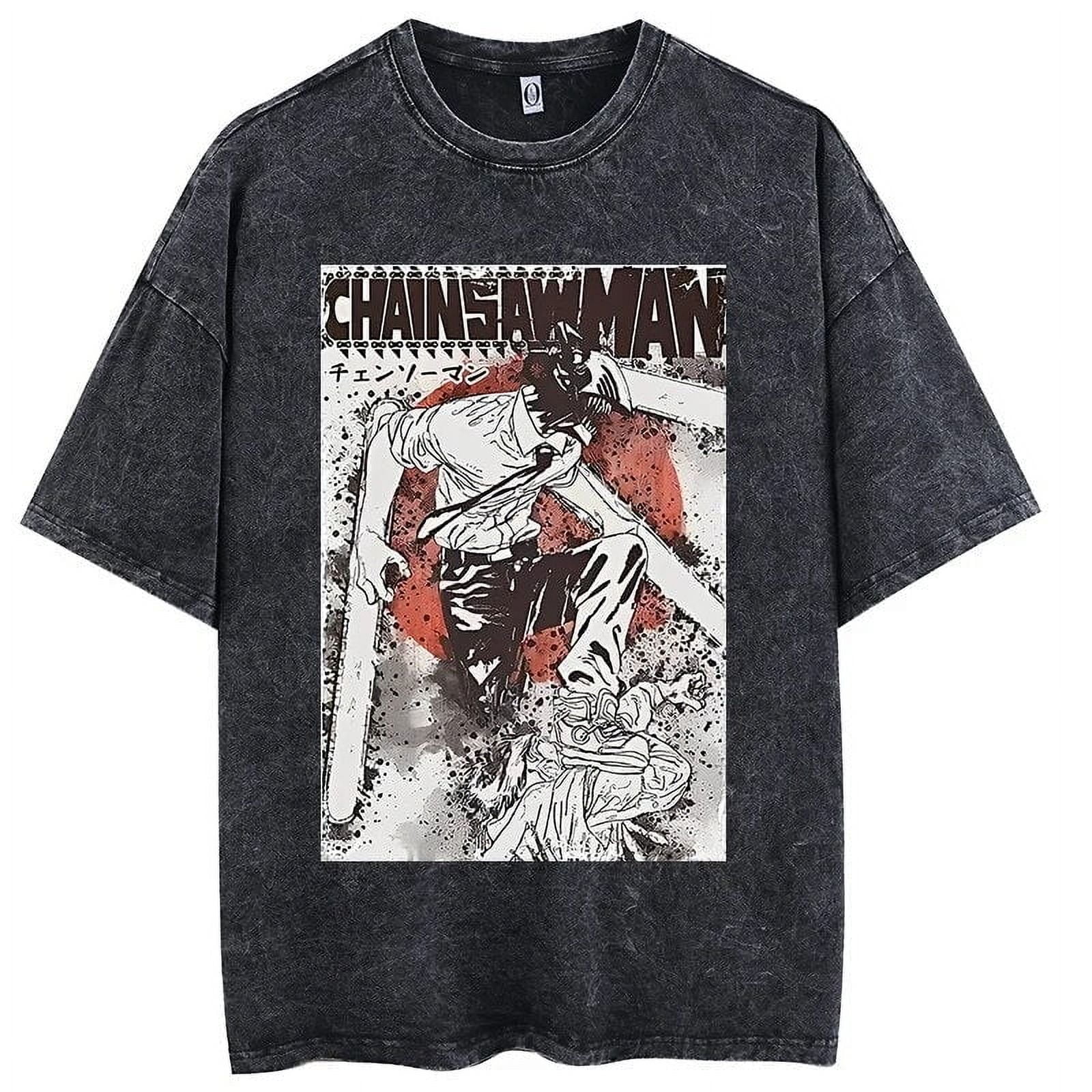 Chainsaw Man Eternal Battle Vintage T Shirt Tee Unisex, Color: White ...