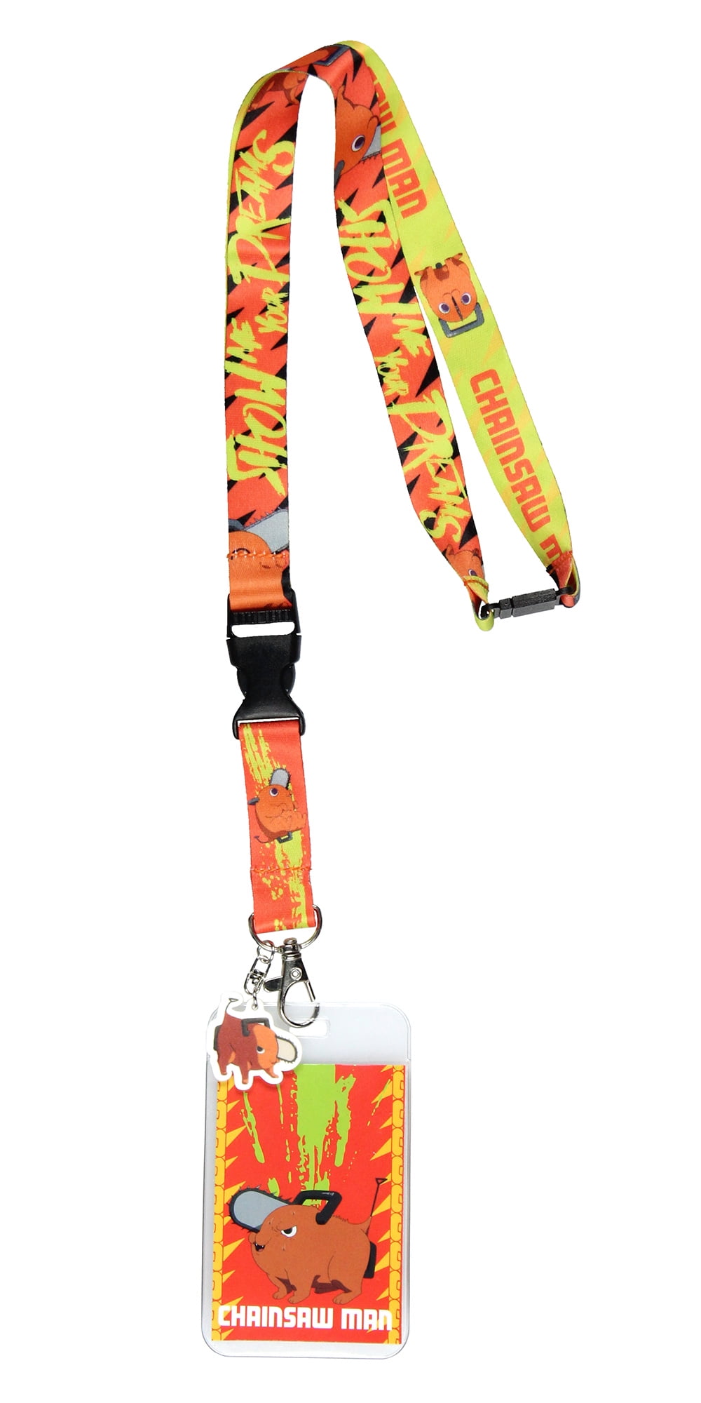 Chainsaw Man ID Lanyard Breakaway Badge Holder w/Character Card ...
