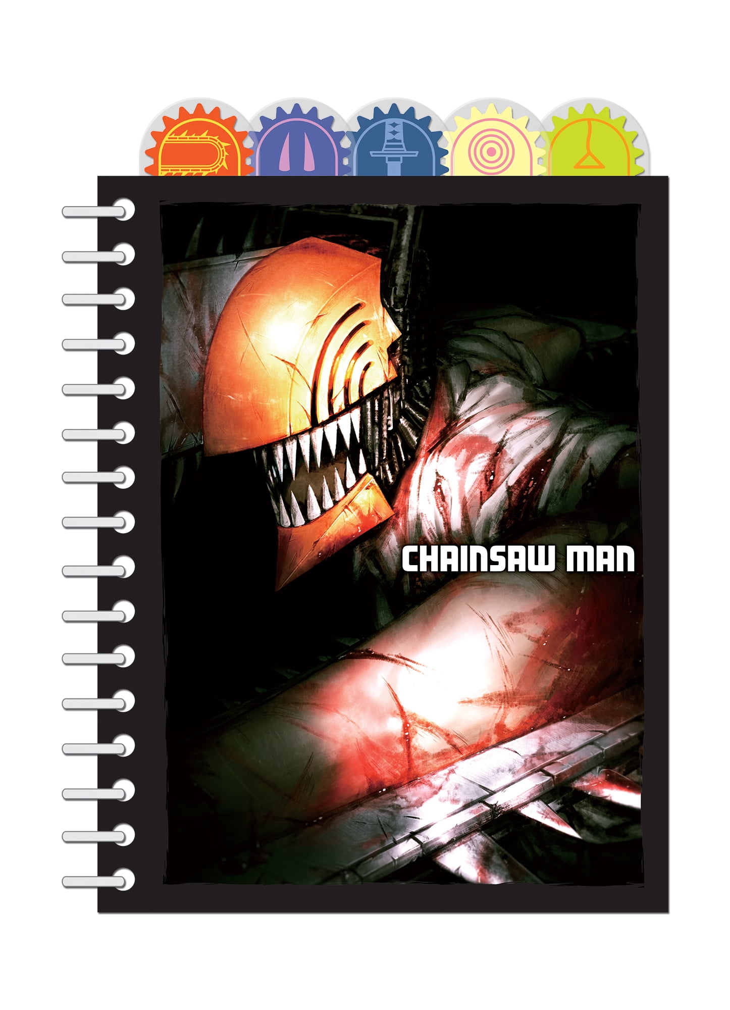 Chainsaw Man - Main Character Group Tabbed Notebook - Walmart.com