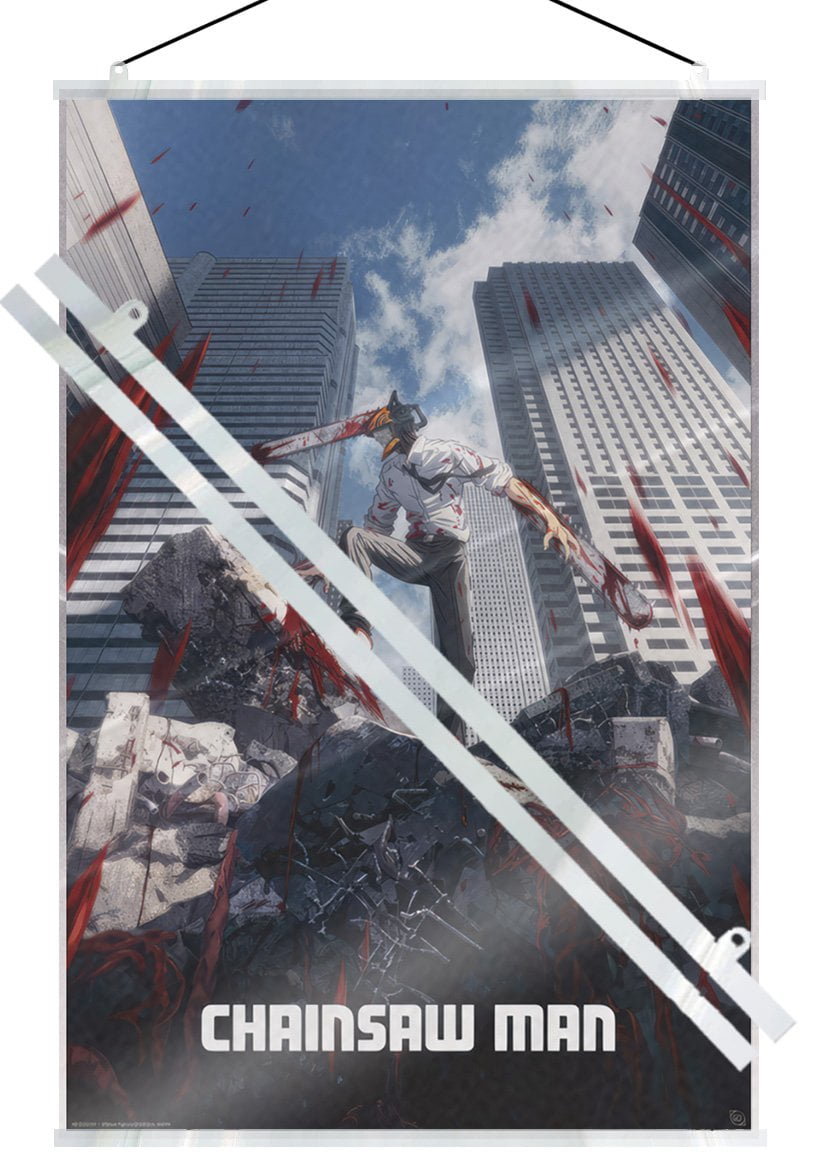 Chainsaw Man - Manga Anime TV Show Poster (Key Art) (Size: 24" x 36 ...