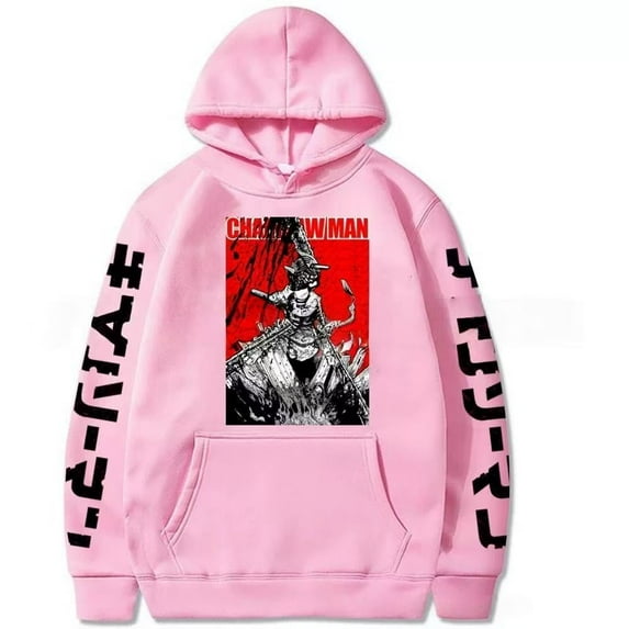 Chainsaw Man New Anime Merch Cosplay Hoody Drawstring Long Sleeve ...