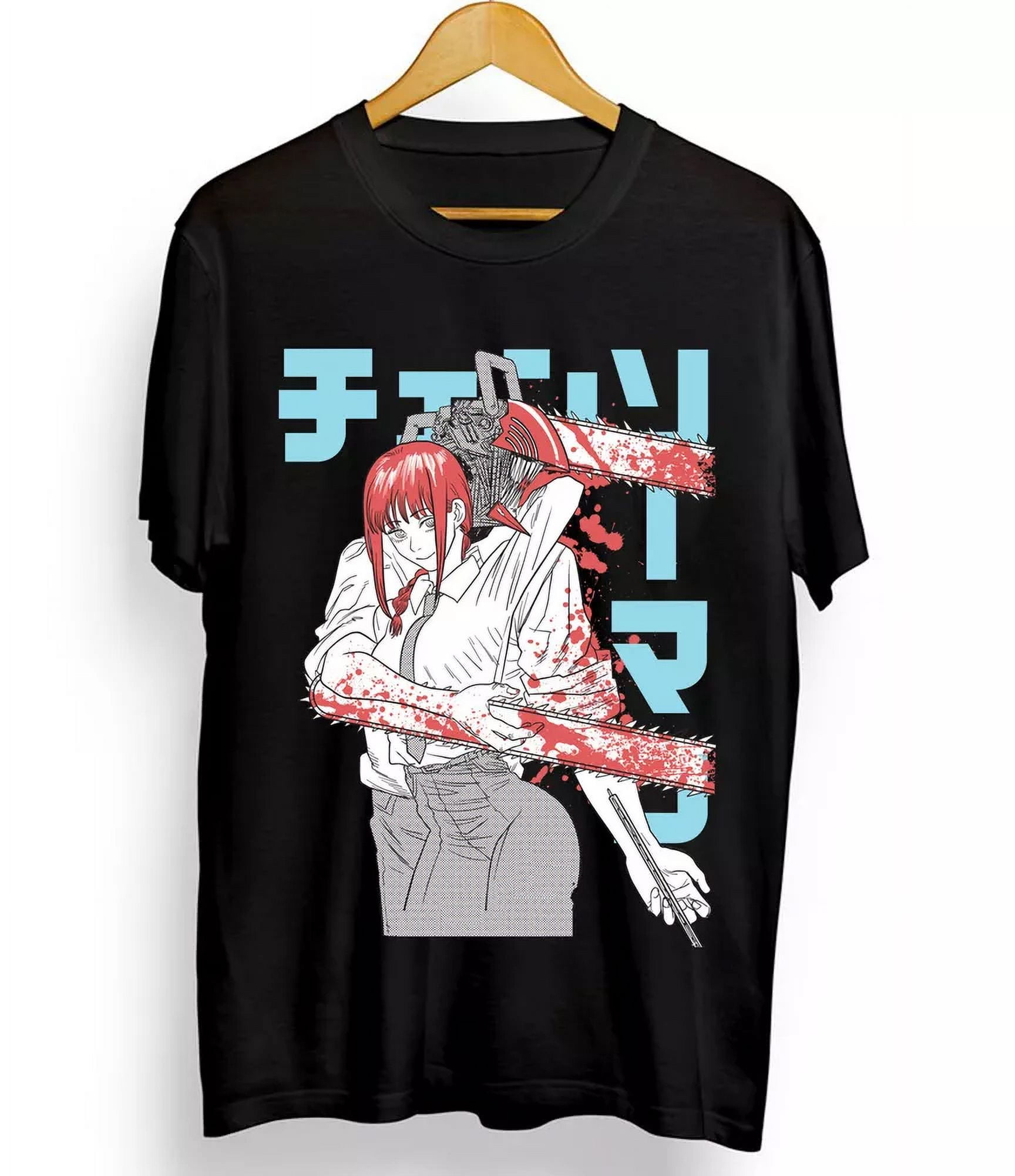 Chainsaw Man New T-Shirt, Graphic Design, Denji, Makima, Pochita, Top ...