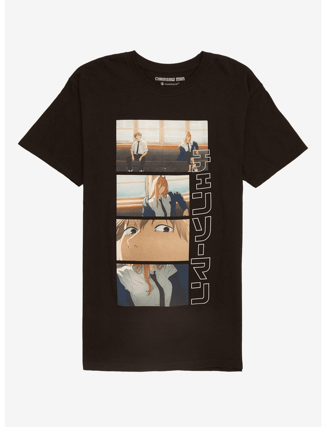 Chainsaw Man Power & Denji Train Panels T-Shirt - Walmart.com