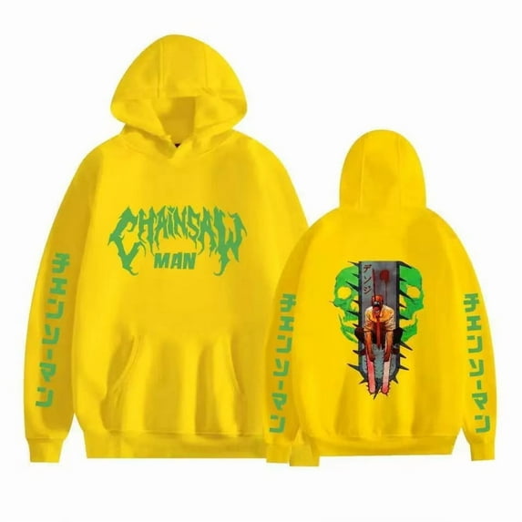 Chainsaw Man Sense Of Potency Printing streetwear Drawstring Long ...