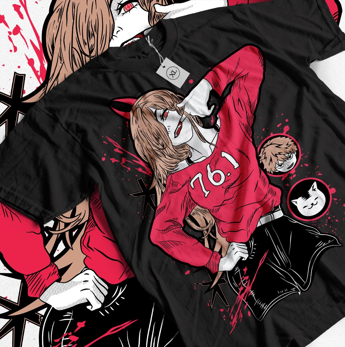 Chainsaw Man T-Shirt Devil Anime Japanese Manga Chainsaw Man Denji ...