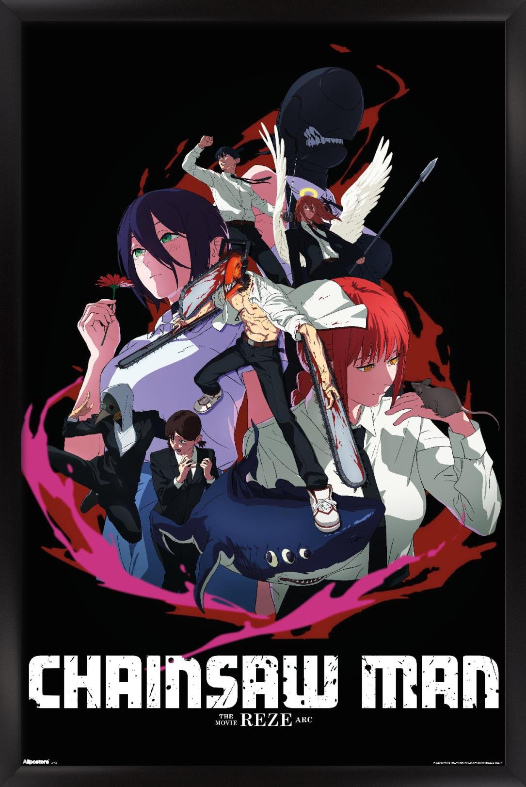 Chainsaw Man - The Movie: Reze Arc (2025) - Teaser One Sheet Wall ...