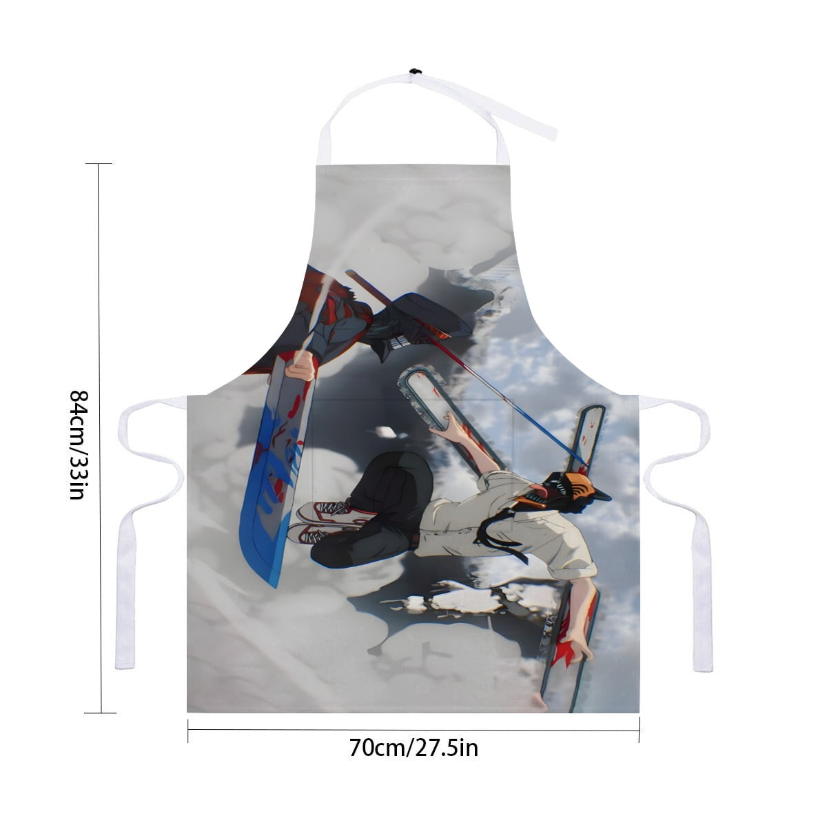 Chainsaw Man apron with pockets and waterproof features, adjustable for ...
