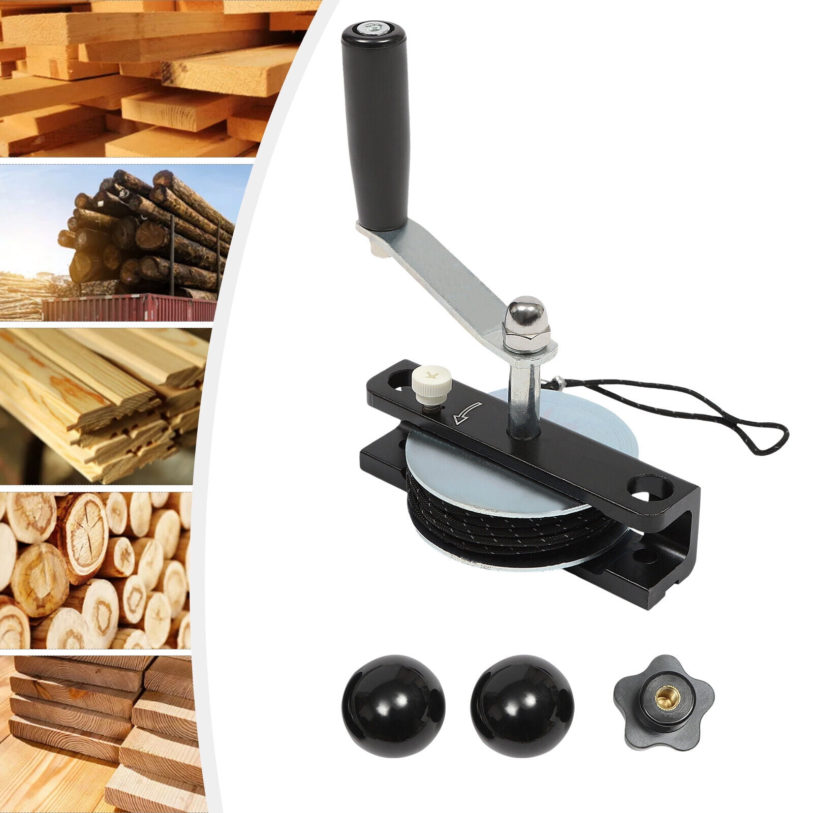 Chainsaw Mill Winch Kit, Manual Adjustable Log Winch for Sawmills ...