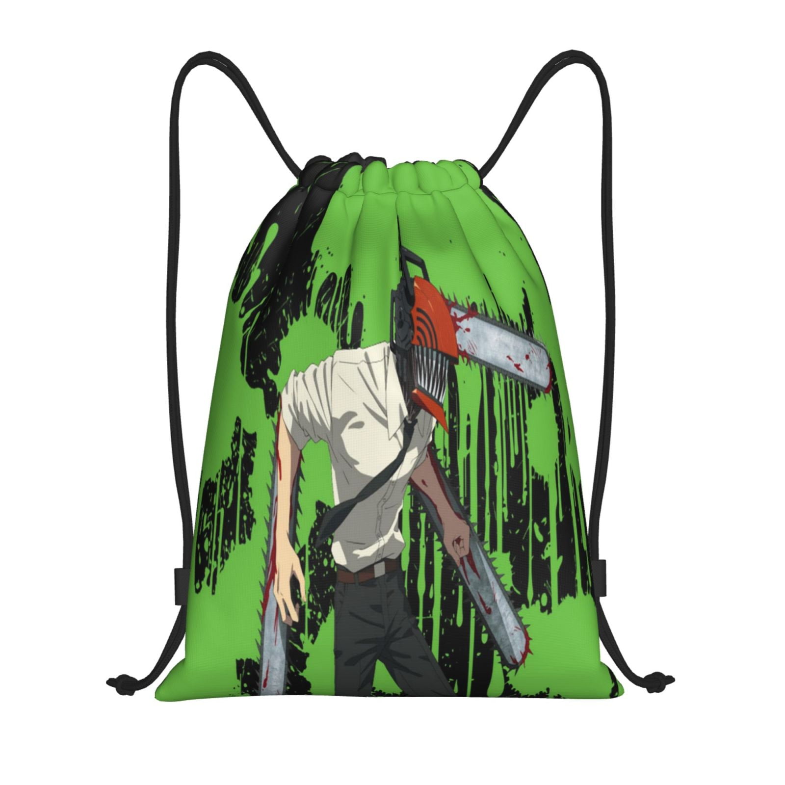 Chainsaw Orange Men Drawstring Bags Unisex Drawstring Backpack 3d Print ...