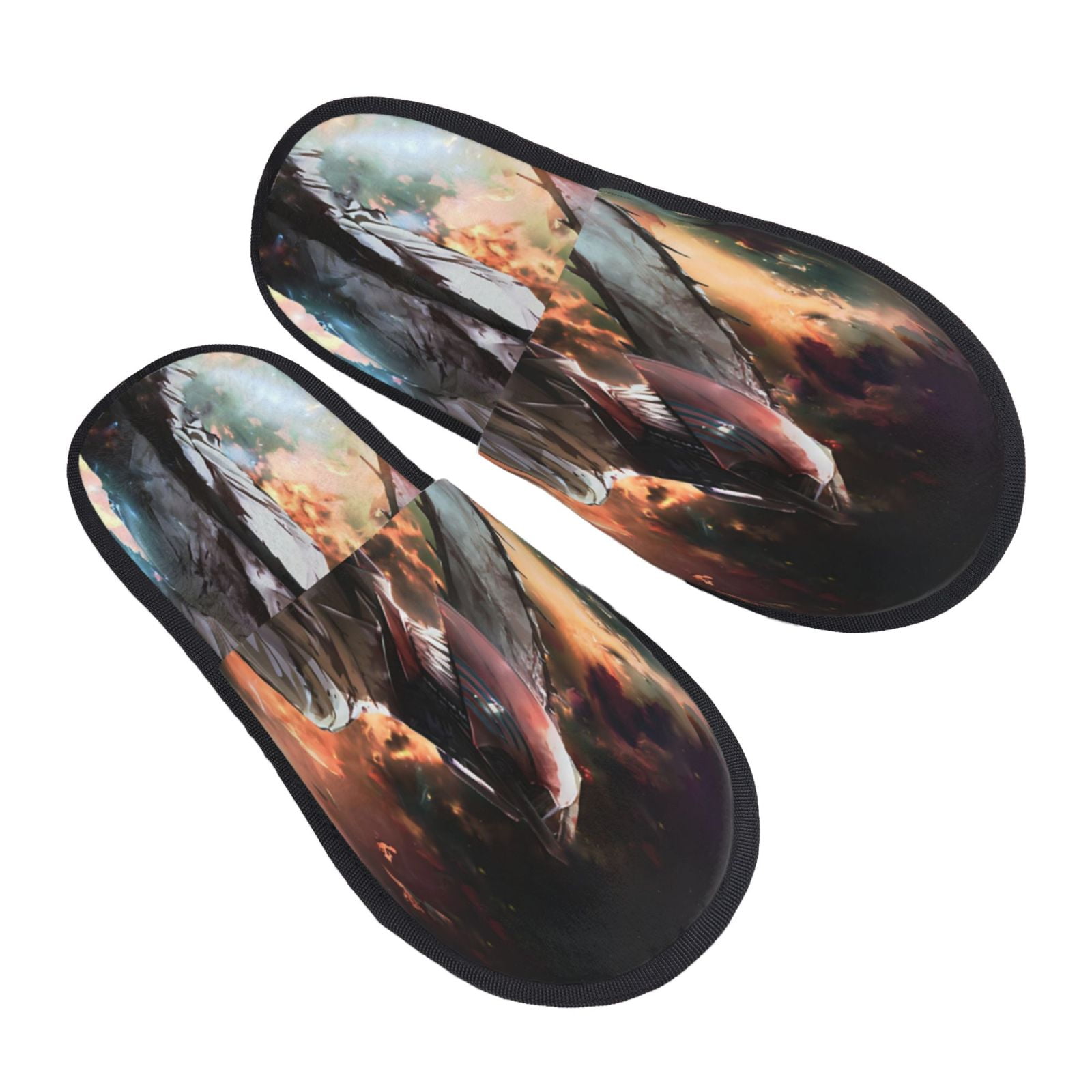 Chainsaw Orange Men House Slippers For Women Men Indoor Outdoor-Cute ...