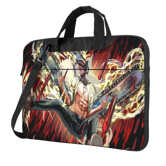 Chainsaw Orange Men Laptop Bag For Women Men Waterproof Laptop Shoulder ...