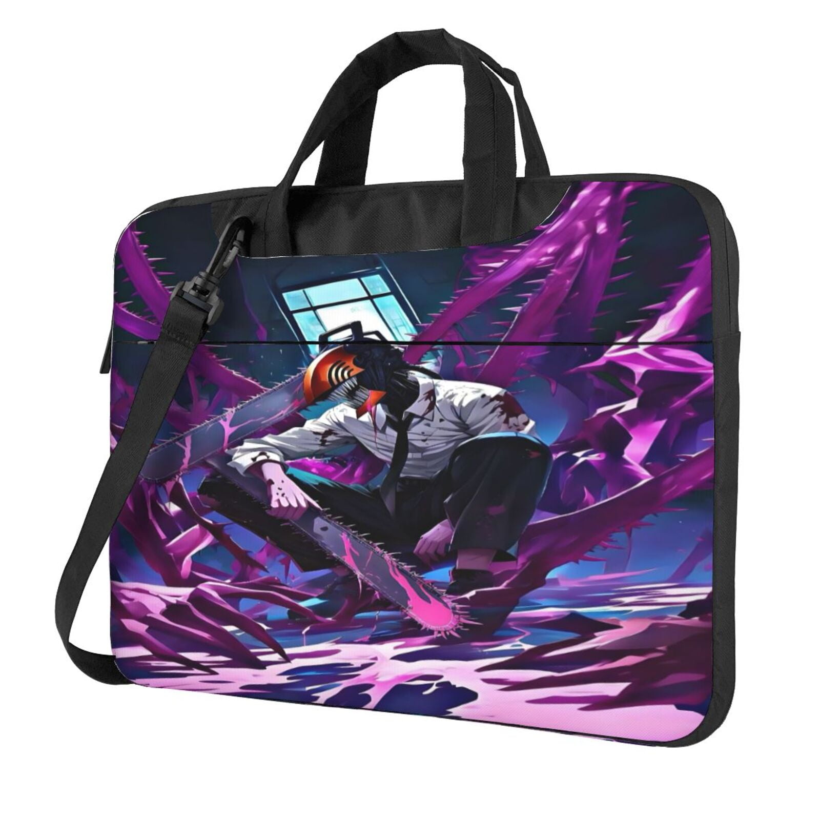 Chainsaw Orange Men Laptop Bag For Women Men Waterproof Laptop Shoulder ...