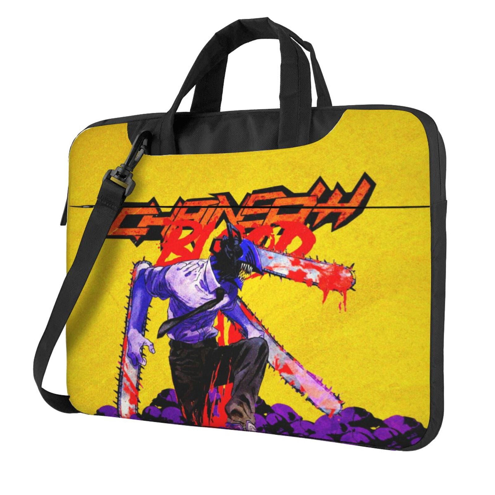 Chainsaw Orange Men Laptop Bag For Women Men Waterproof Laptop Shoulder ...