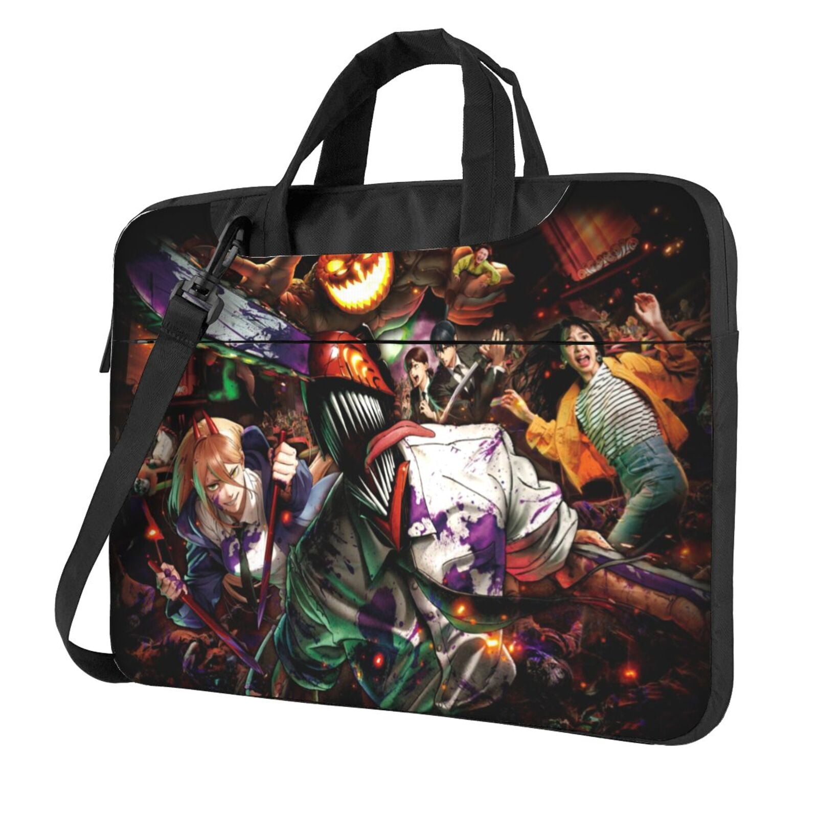 Chainsaw Orange Men Laptop Bag For Women Men Waterproof Laptop Shoulder ...