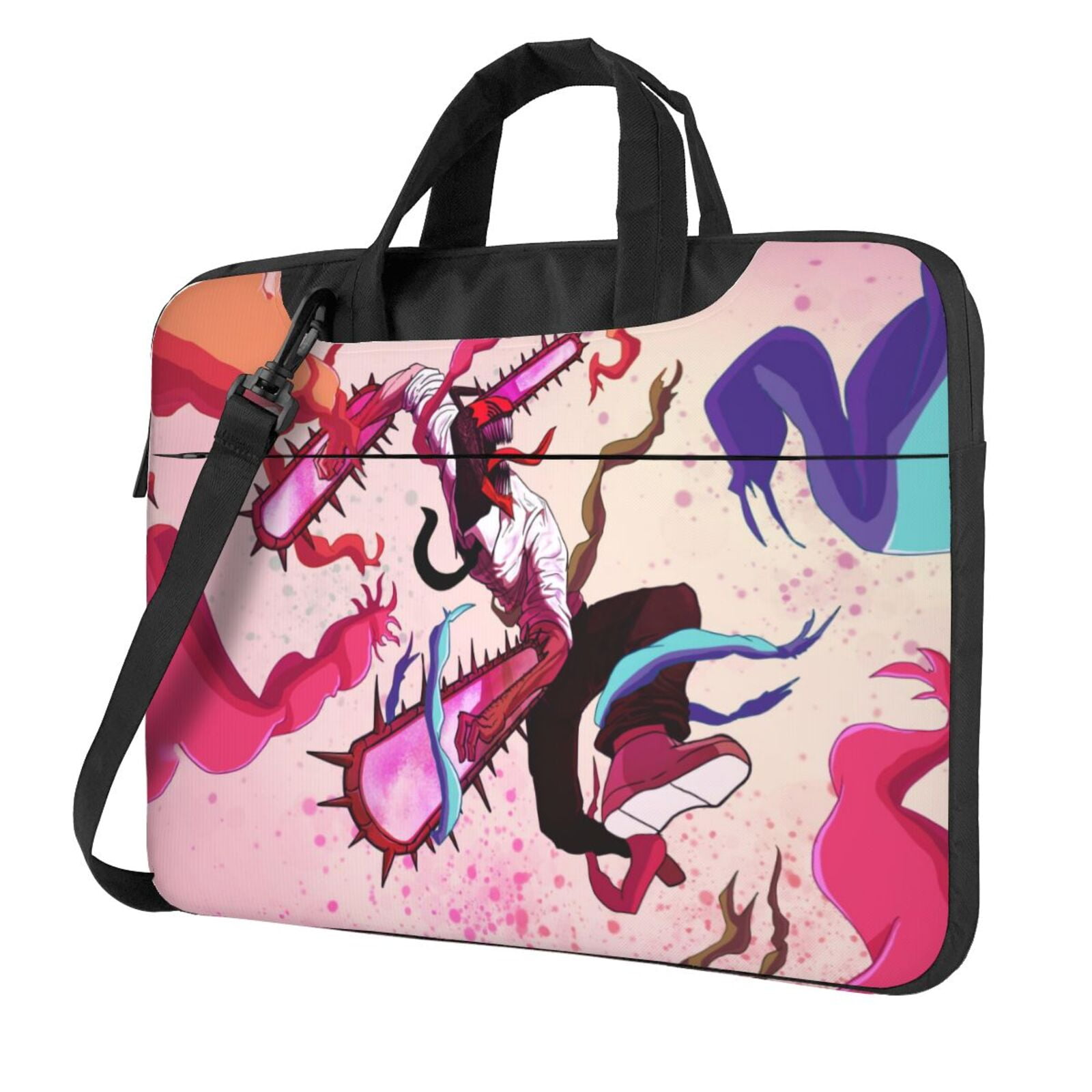 Chainsaw Orange Men Laptop Bag For Women Men Waterproof Laptop Shoulder ...