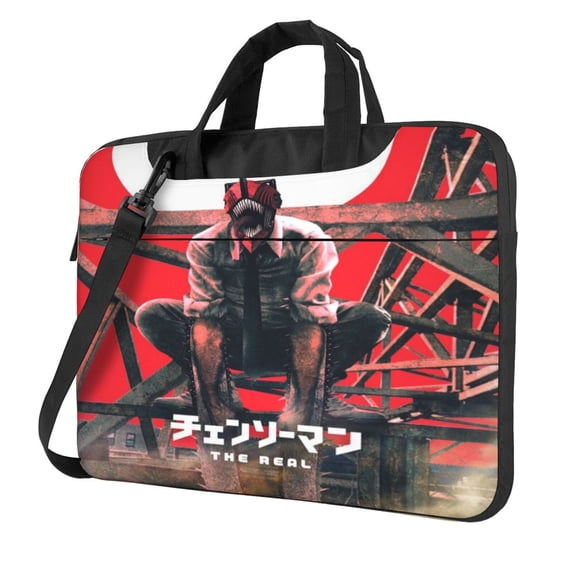 Chainsaw Orange Men Laptop Bag For Women Men Waterproof Laptop Shoulder ...