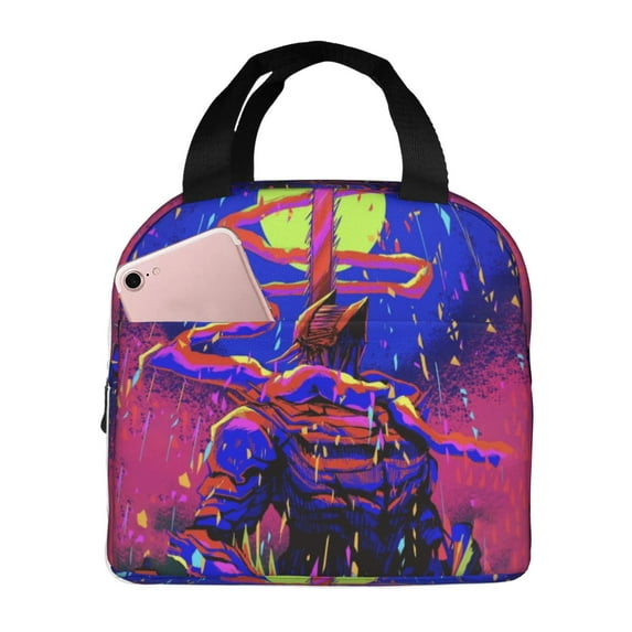 Chainsaw Orange Men Lunch Box Insulated Lunch Bag For Women Men ...