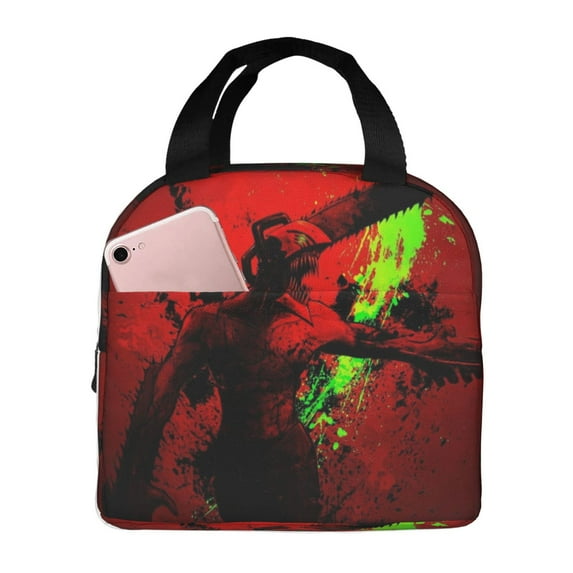 Chainsaw Orange Men Lunch Box Insulated Lunch Bag For Women Men ...
