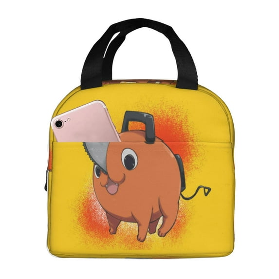 Chainsaw Orange Men Lunch Box Insulated Lunch Bag For Women Men ...