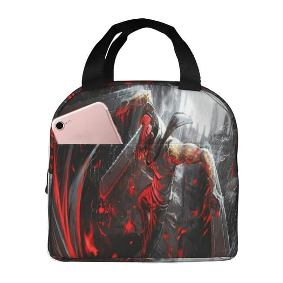 Chainsaw Orange Men Lunch Box Insulated Lunch Bag For Women Men ...
