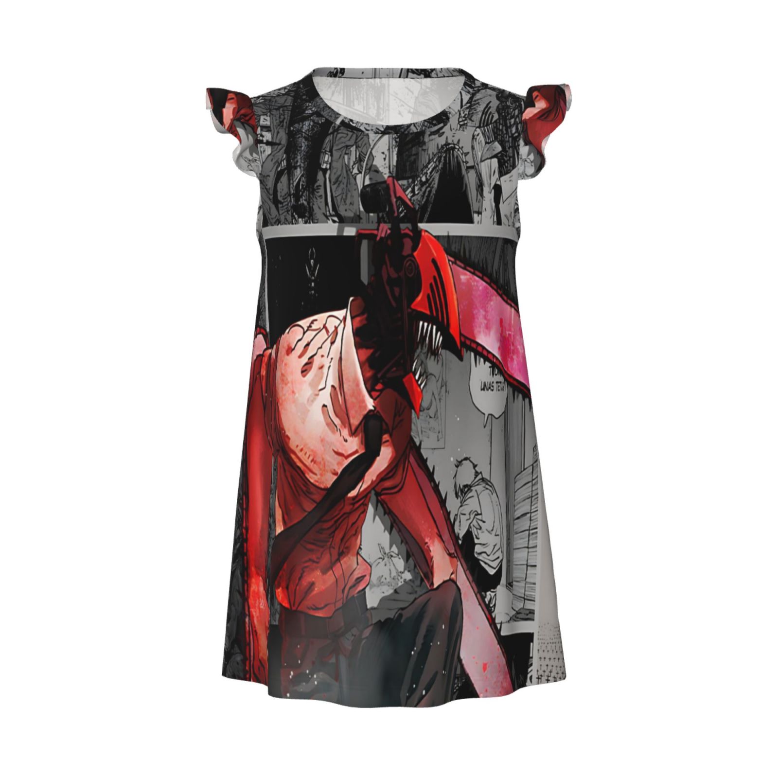 Chainsaw Orange Men Nightgown Princess Pajama Dresses For Sleepwear ...