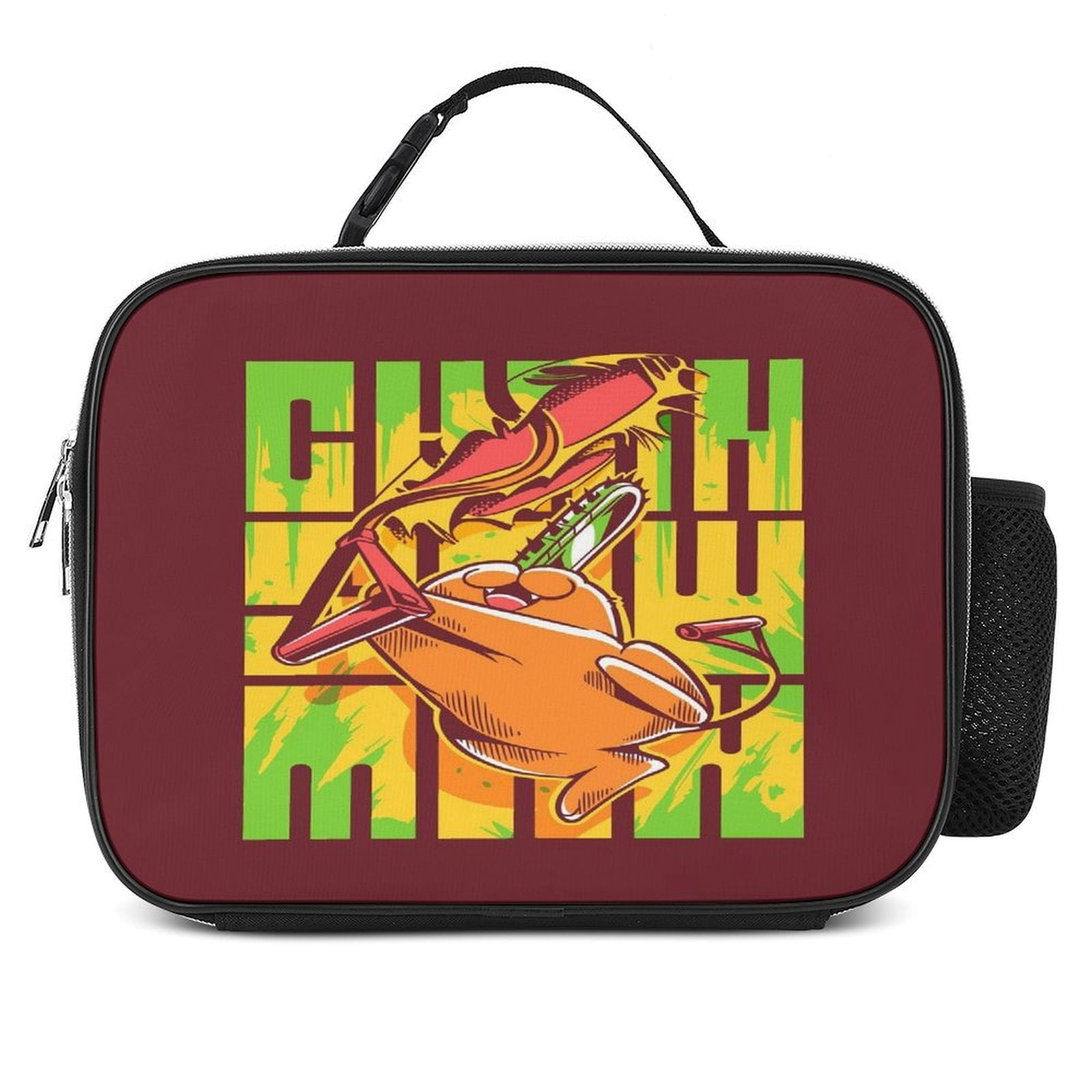 Chainsaw Orange Men Reusable Lunch Bento Box Insulated Portable ...