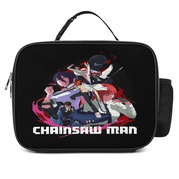 Chainsaw Orange Men Reusable Lunch Bento Box Insulated Portable ...